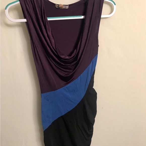 Arden B | Dresses | Purple And Blue Colorblock Dress | Poshmark